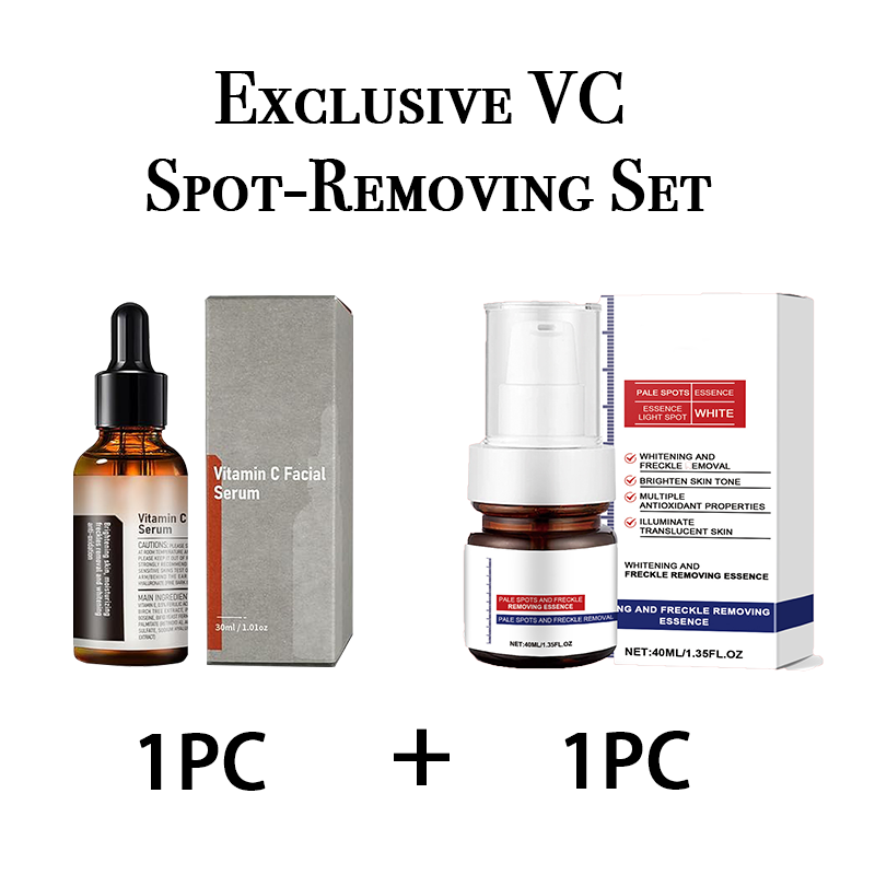VC Spot-Removing Serum VC Whitening Freckles Face Cream (Set) – Yingtide